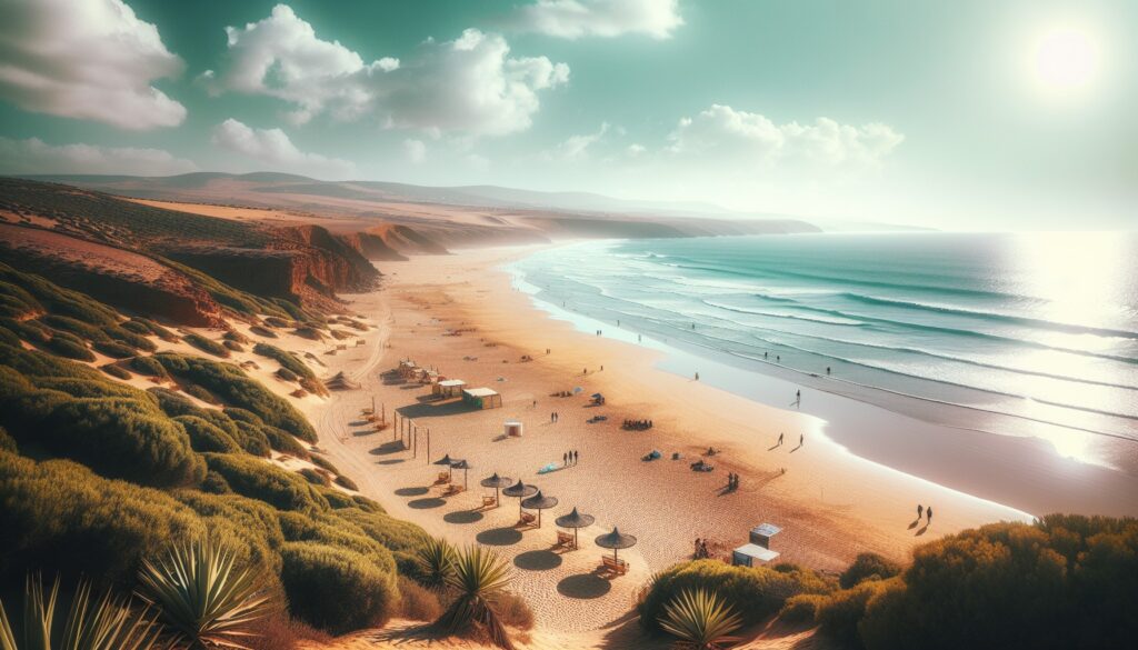 Explorando las Playas Prístinas de Skhirat; Skhirat Temara; Marruecos ...